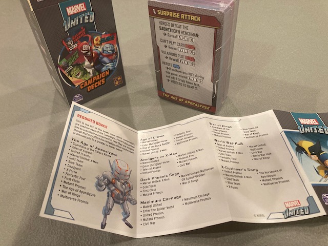 Campaign Decks for Marvel United: How Much Story Do They Add? – coopgestalt